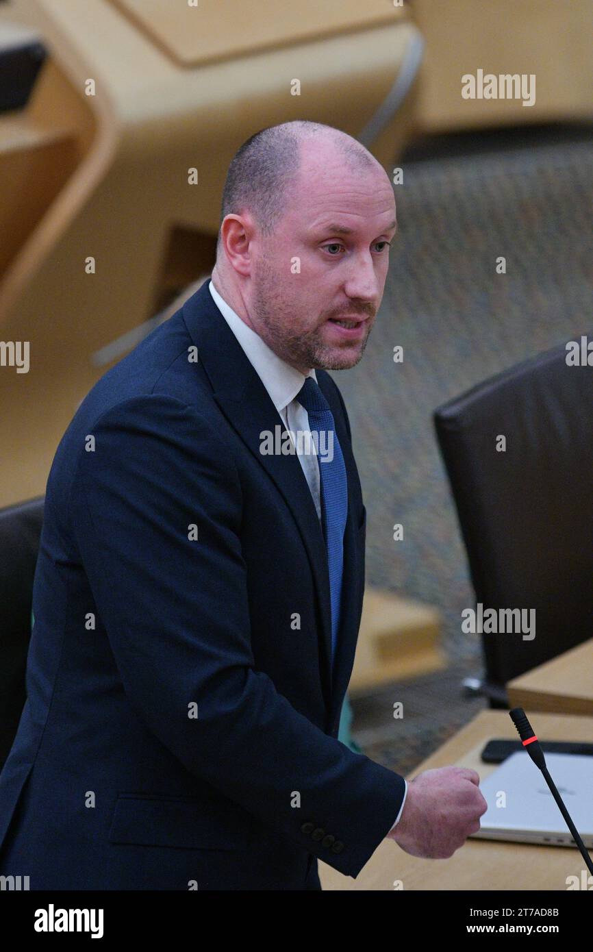 Edinburgh Scotland, UK 14 November 2023. Cabinet Secretary for ...