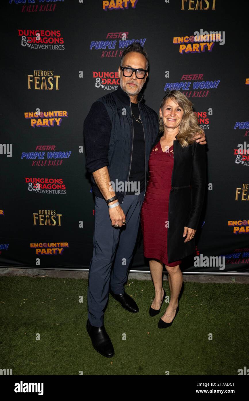 Los Angeles, USA. 13th Nov, 2023. Actor Todd Stashwick with wife ...