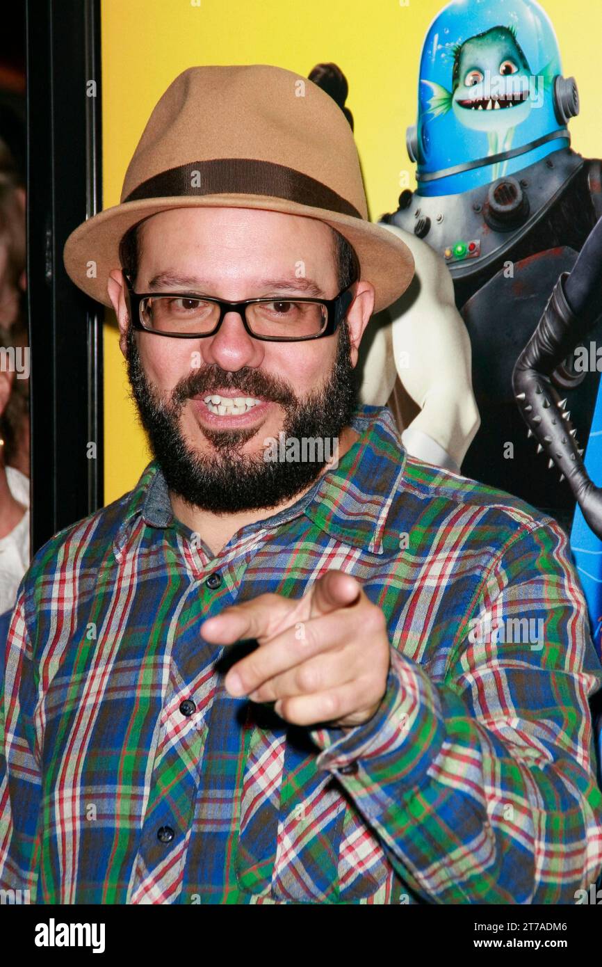 David Cross at the premiere of DreamWorks Animation's "Megamind ...