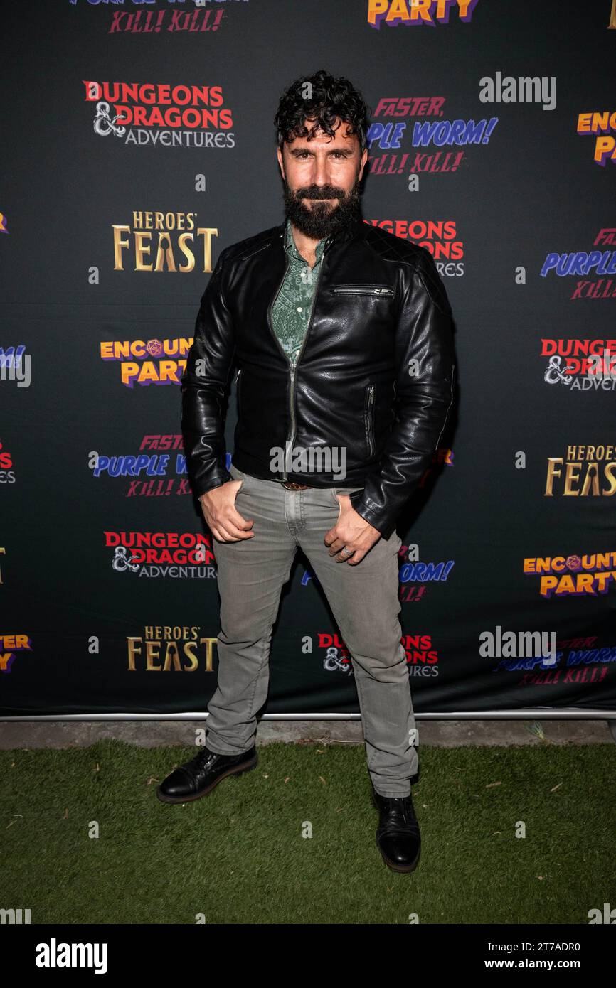 Los Angeles, USA. 13th Nov, 2023. Actor Luis Carazo attends Dungeons ...