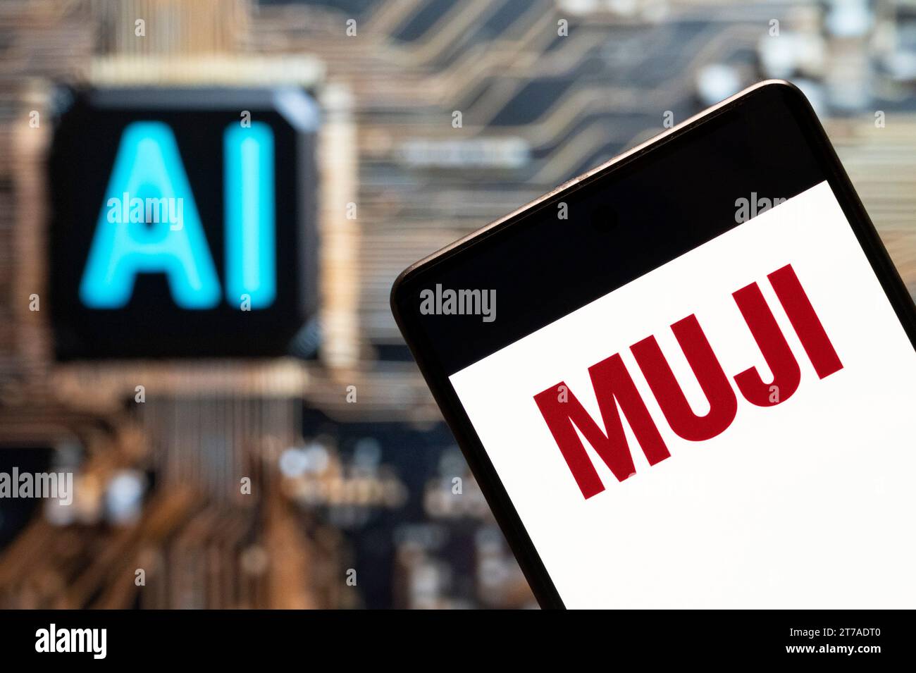 In this photo illustration, the Japanese household and clothing retail ...