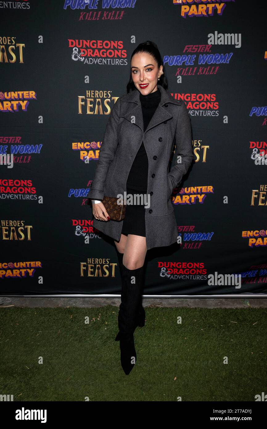 Los Angeles, USA. 13th Nov, 2023. Actress Noura Ibrahim attends Dungeons and Dragons Adventures ...