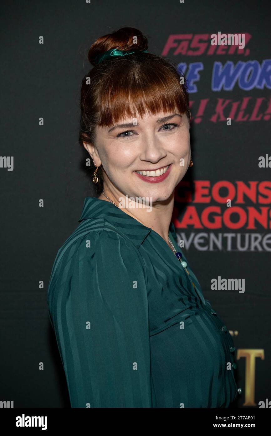 Los Angeles, USA. 13th Nov, 2023. Actress Paula Deming attends Dungeons ...