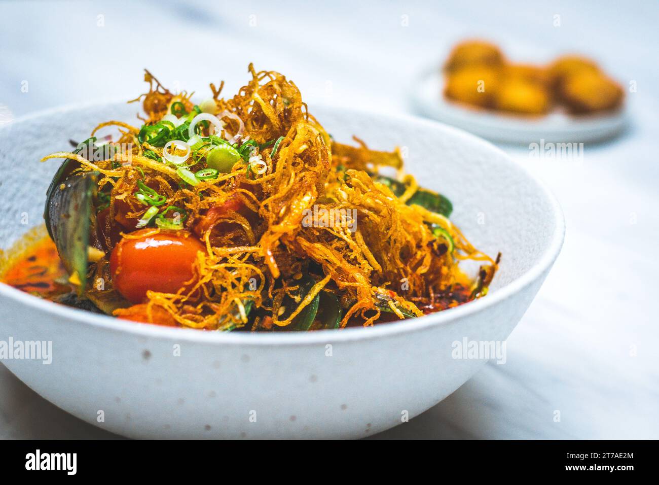 Muscle Mussel Mouclade Local farmed live mussels, chige tomato broth ...