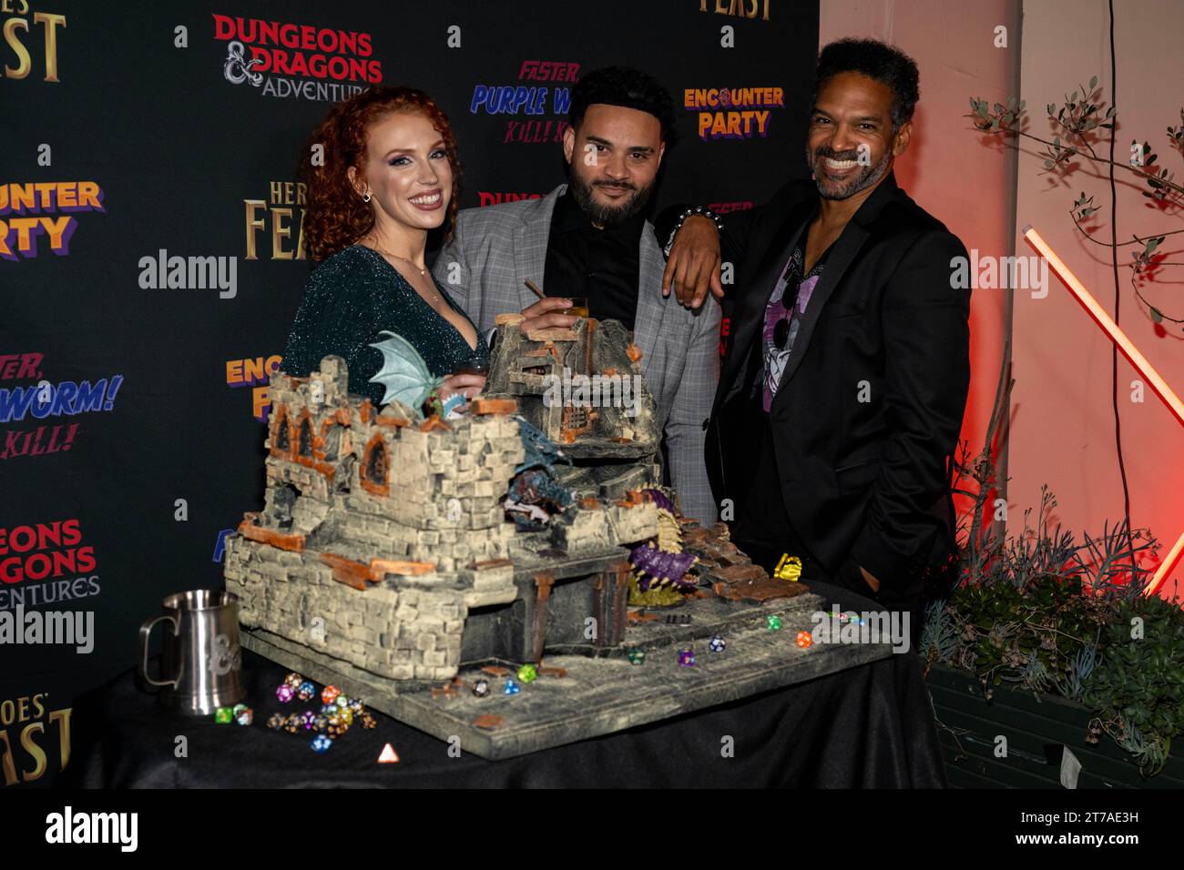 Los Angeles, USA. 13th Nov, 2023. Actress Grace McClung, Actor Khary ...