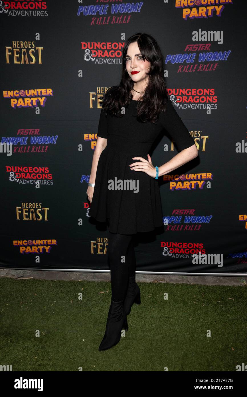 Los Angeles, USA. 13th Nov, 2023. Game player Bailey Meyers attends ...