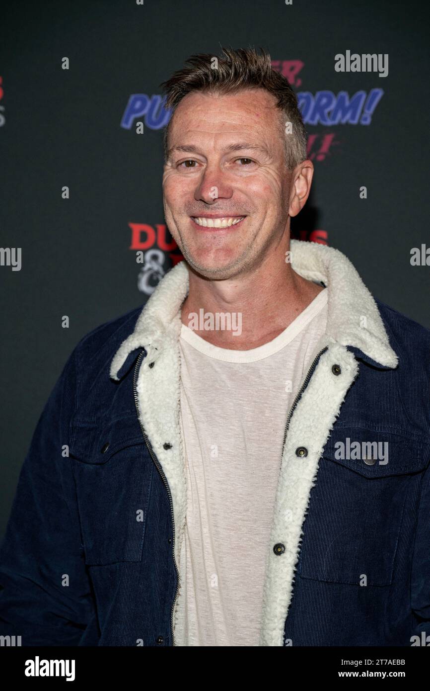 Los Angeles, USA. 13th Nov, 2023. Actor Kyle Newman attends Dungeons ...