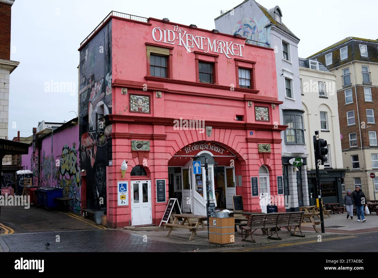 The Old Kent Market formerly a cinema in Margate, Kent, England, Uk ...