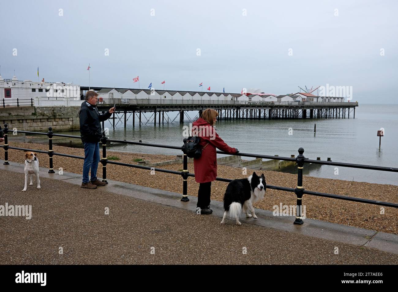 Herne Bay pier in Kent, England, Uk Stock Photo - Alamy