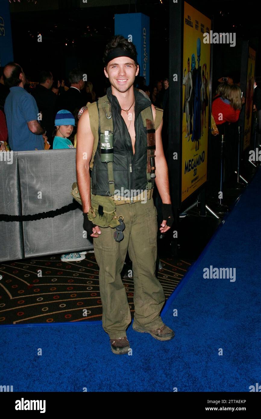 Stephen Lunsford at the premiere of DreamWorks Animation's "Megamind ...