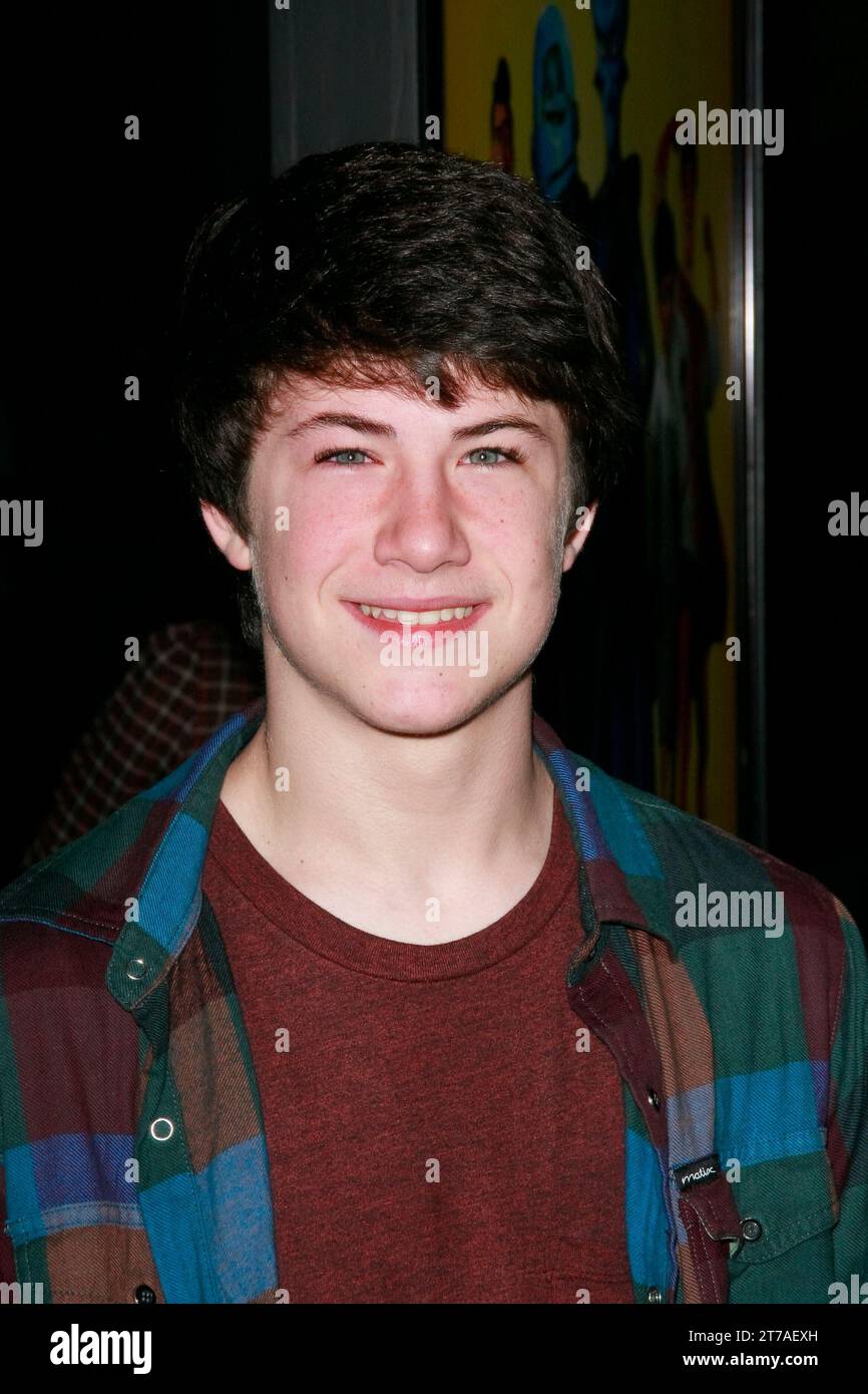 Dylan Minnette at the premiere of DreamWorks Animation's "Megamind ...