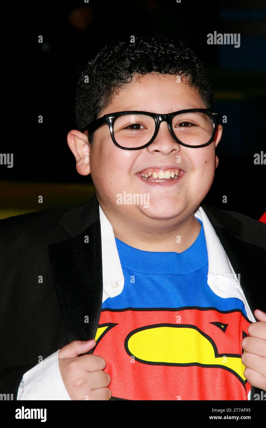 Rico Rodriguez at the premiere of DreamWorks Animation's "Megamind ...