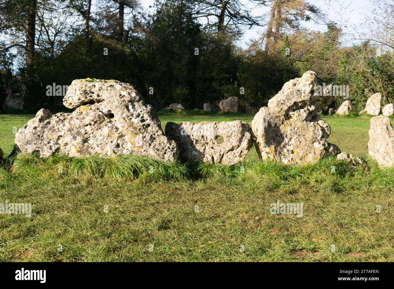 The Rollright Stones, The King's Men. Autumn.Long Compton, Warwickshire ...