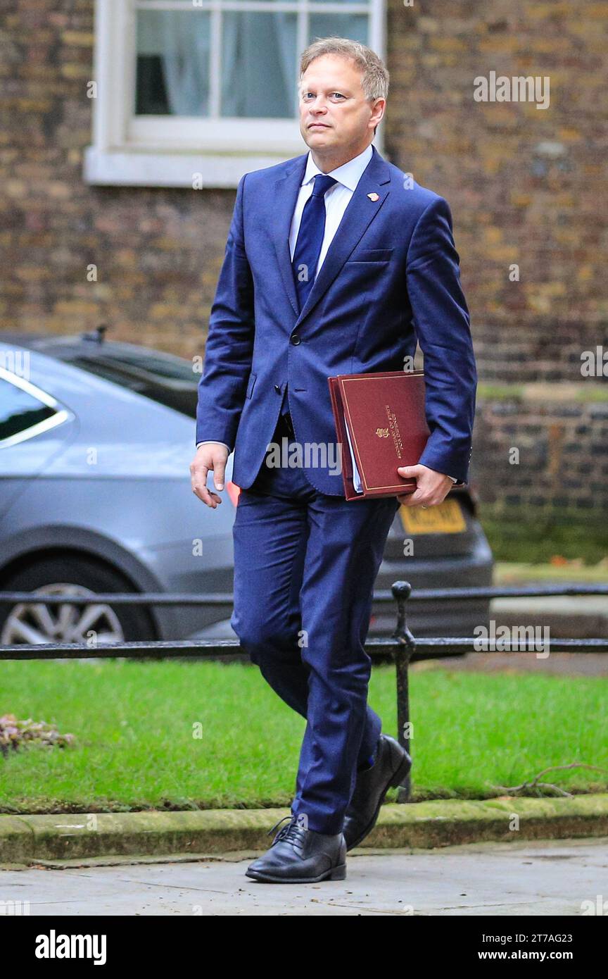 London, UK 14th Nov 2023. Grant Shapps, MP, Secretary of State for ...