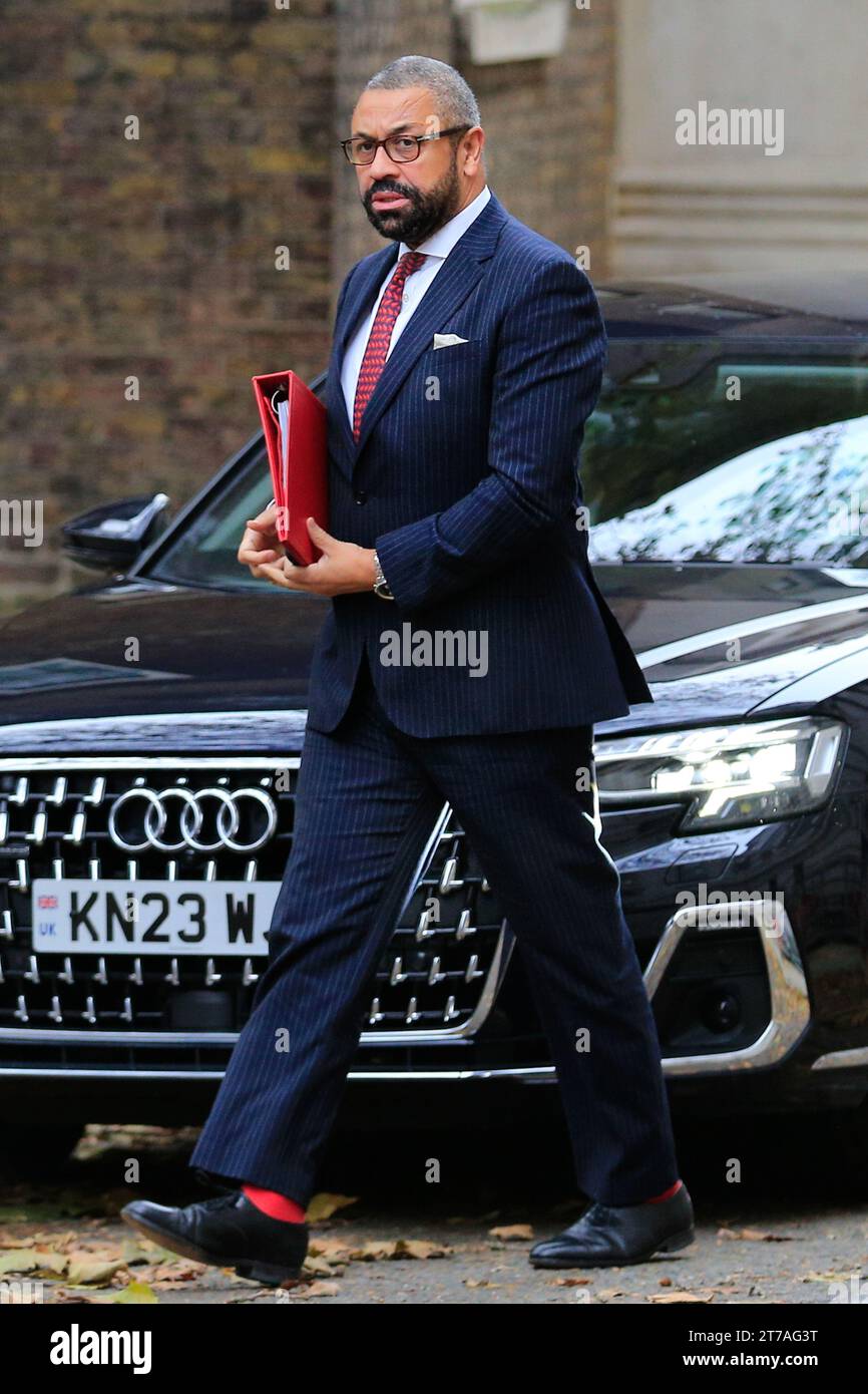 London, UK. 14th Nov, 2023. James Cleverly, MP, Secretary of State for ...
