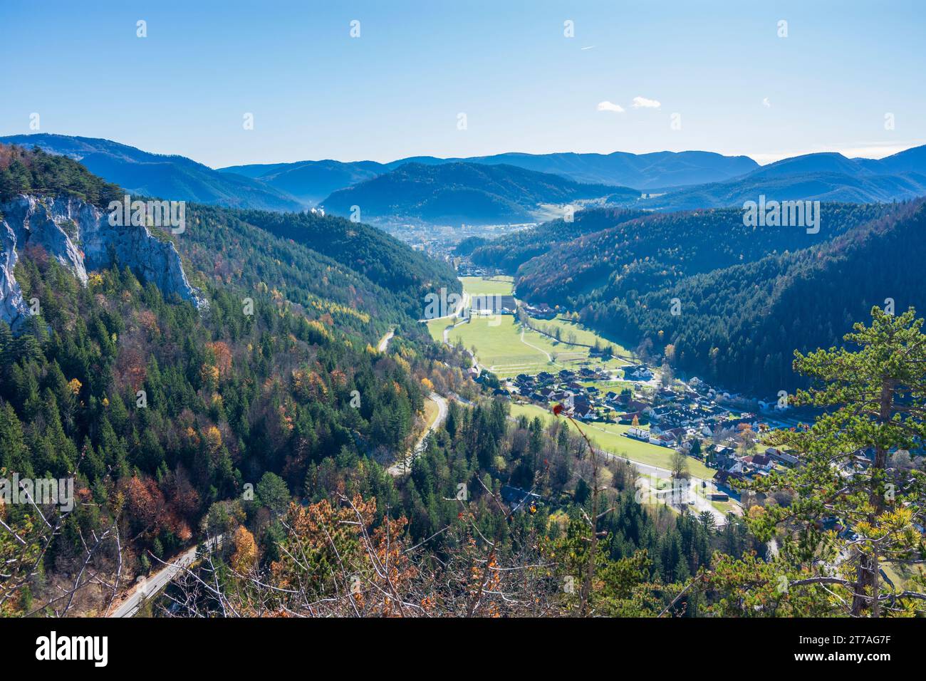 Summit hausstein in gutensteiner alpen hi-res stock photography and ...