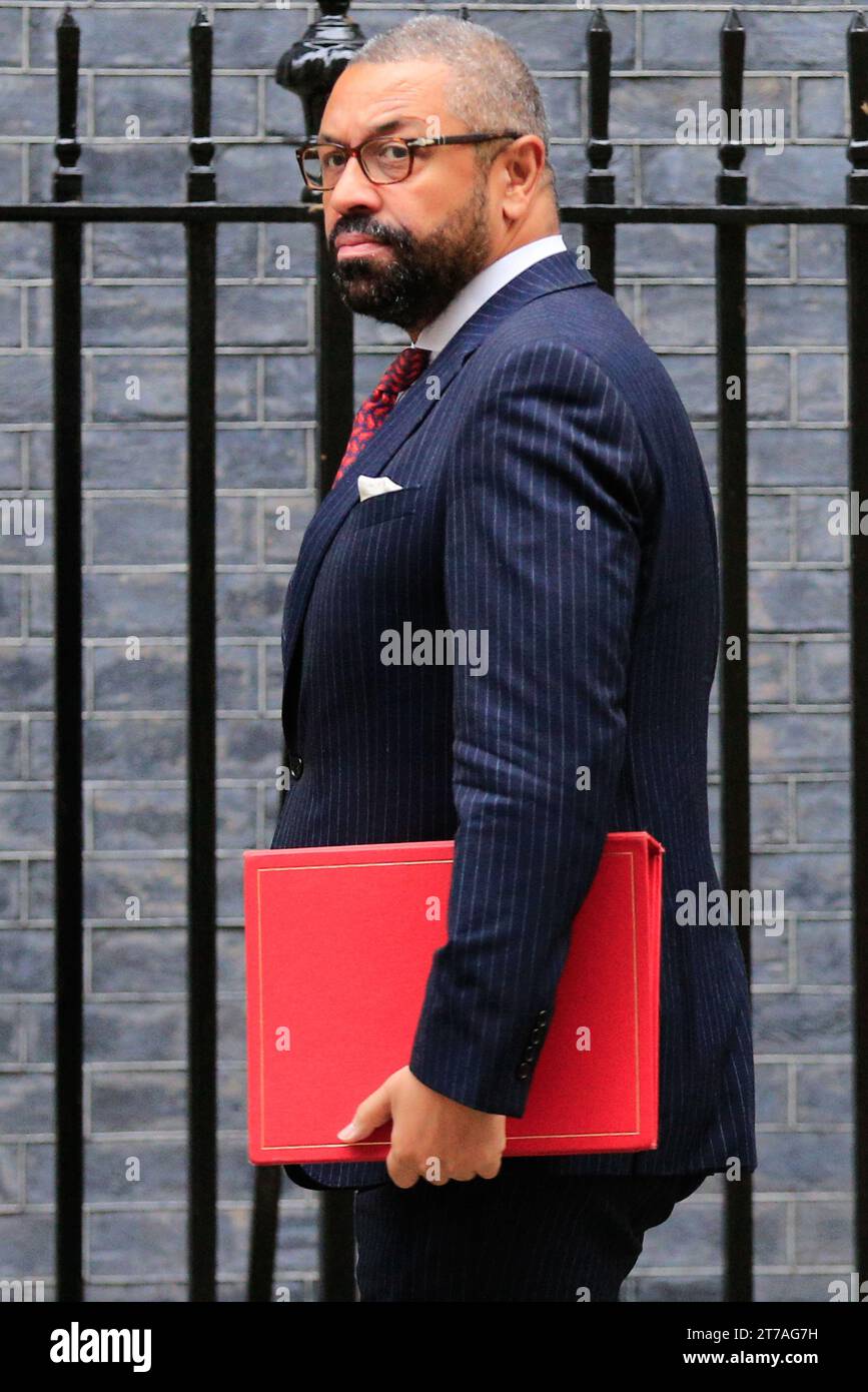 London, UK. 14th Nov, 2023. James Cleverly, MP, Secretary of State for ...