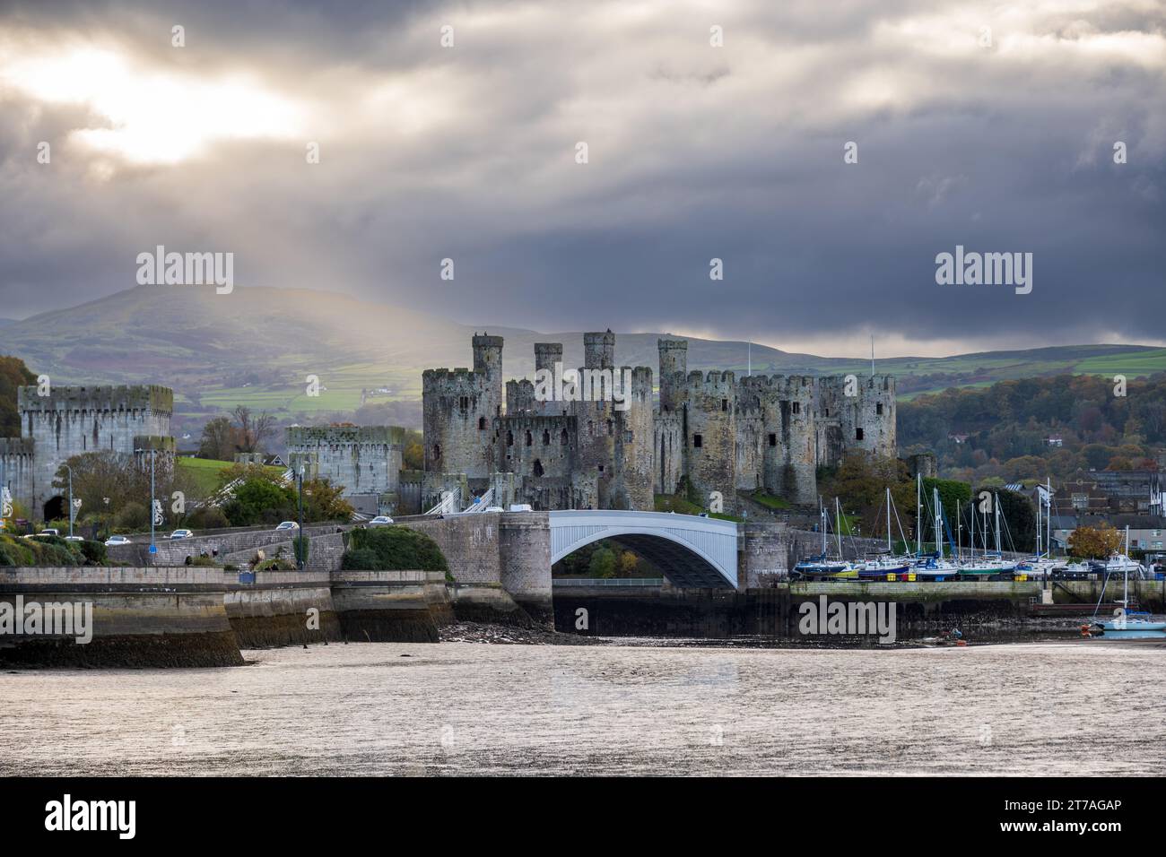 Conwy Castle is a fortification in Conwy, located in North Wales. It ...
