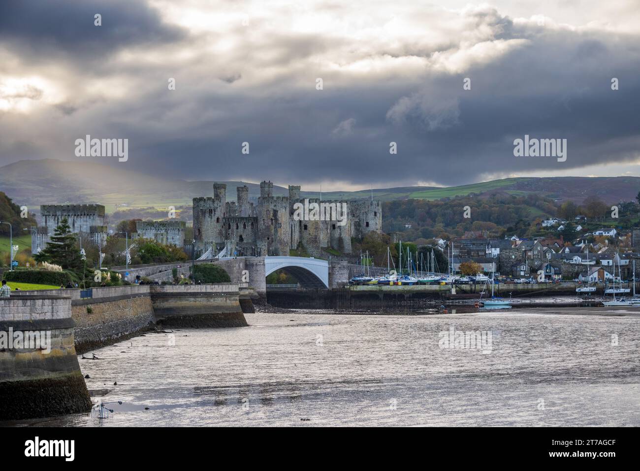 Conwy Castle is a fortification in Conwy, located in North Wales. It ...