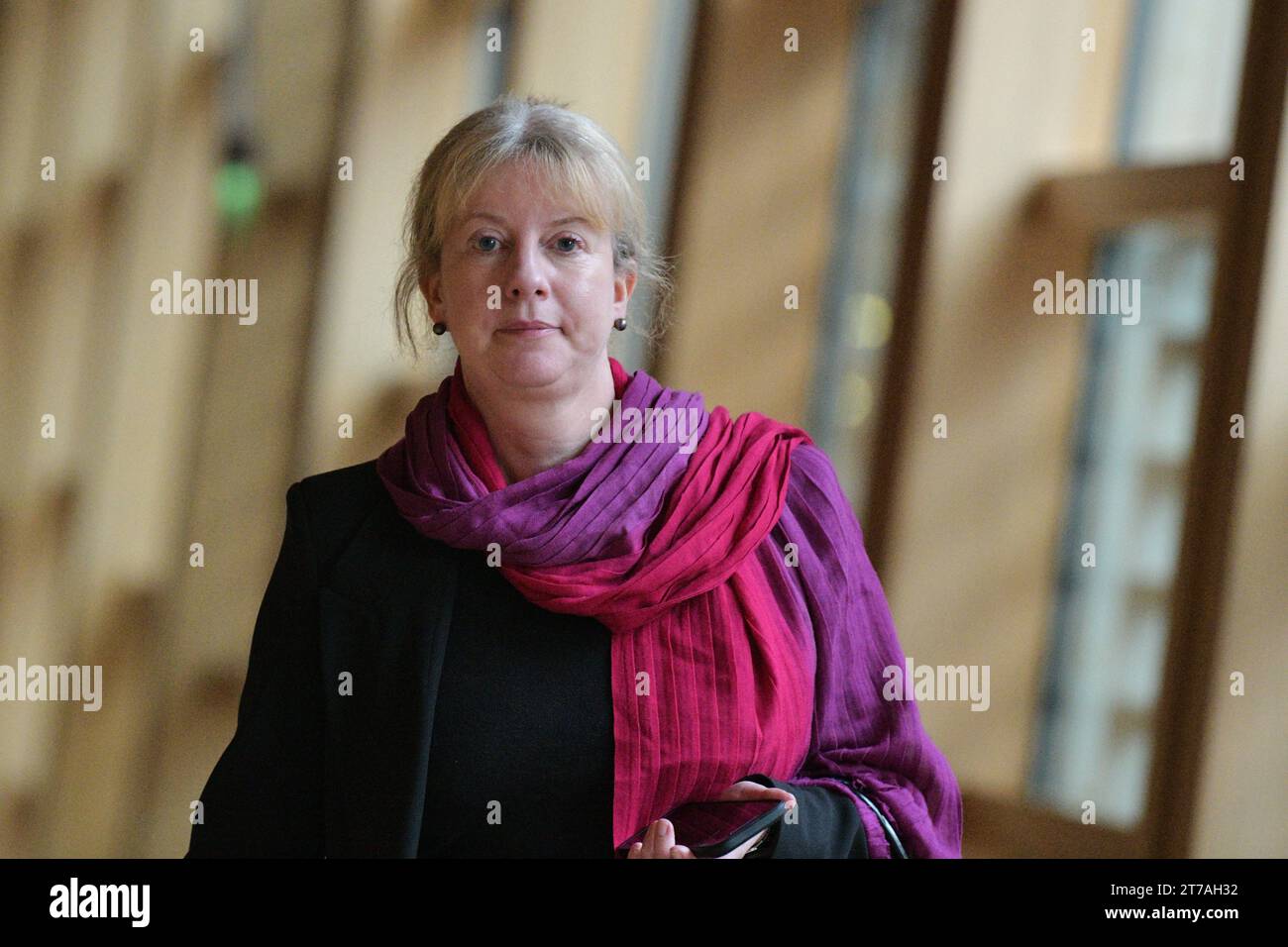 Edinburgh Scotland, UK 14 November 2023. Shona Robison MSP at The ...