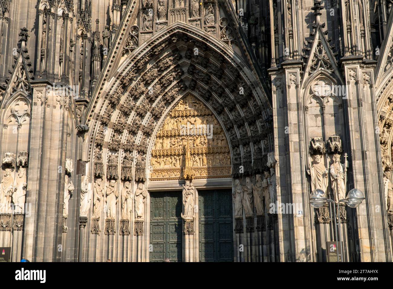 Cologne Cathedral is a famous monument of German Catholicism and Gothic ...