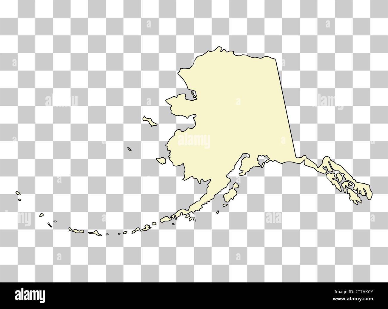Juneau vector outline map hi-res stock photography and images - Alamy