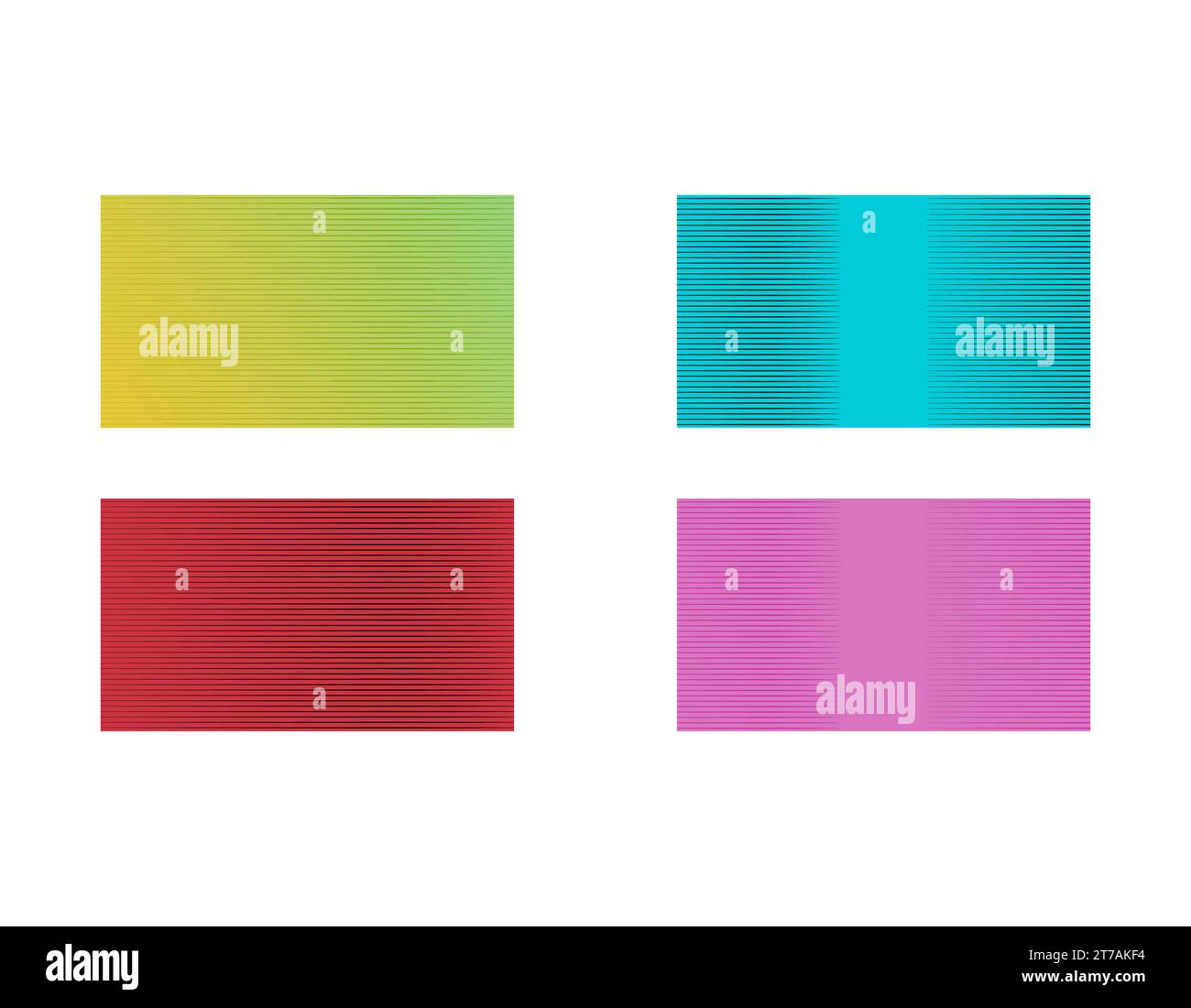 Set Of Graphic Web Background Horizontal Line Template Pattern Cover