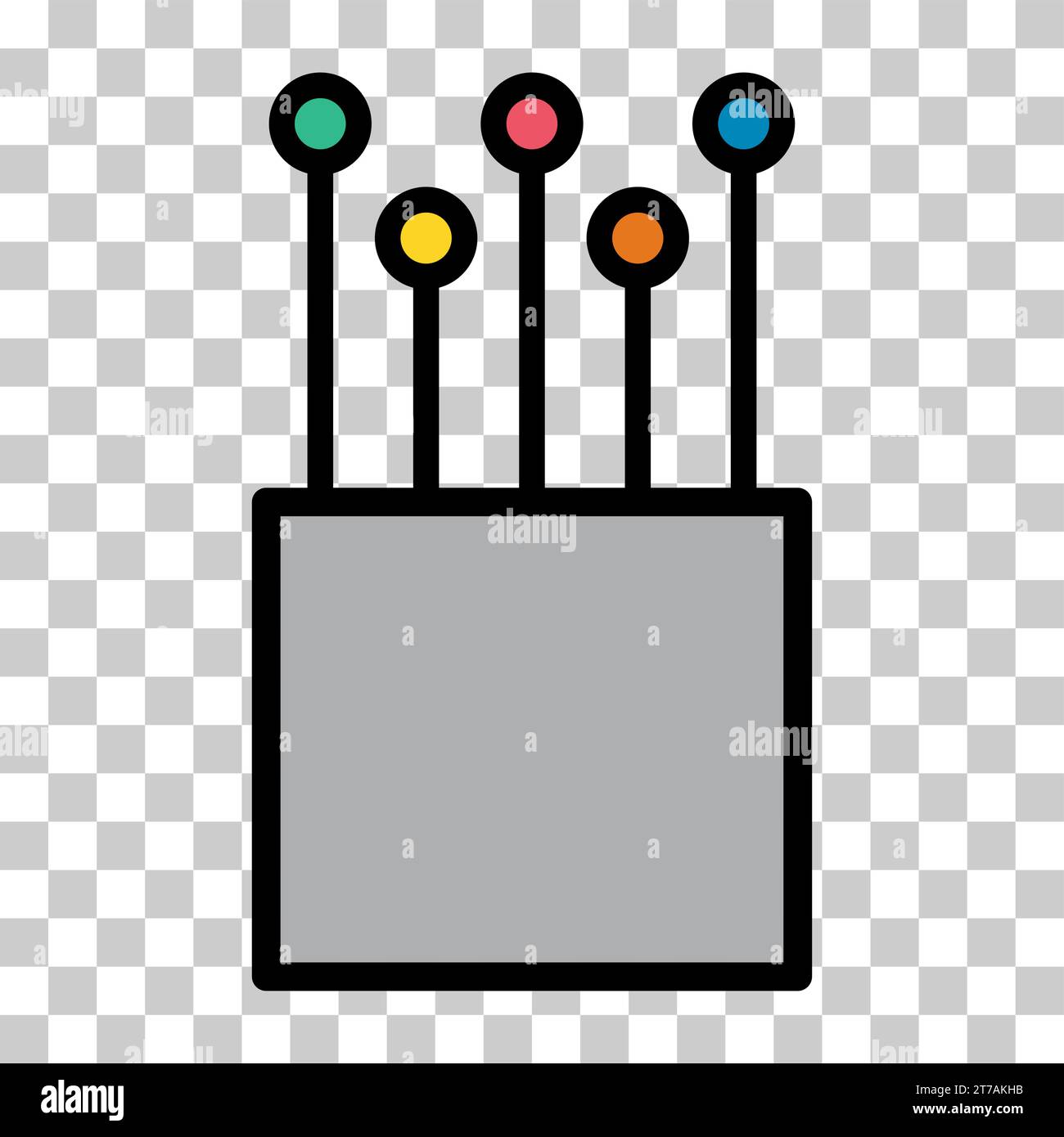Optical cable icon, technology information wire web network, digital ...