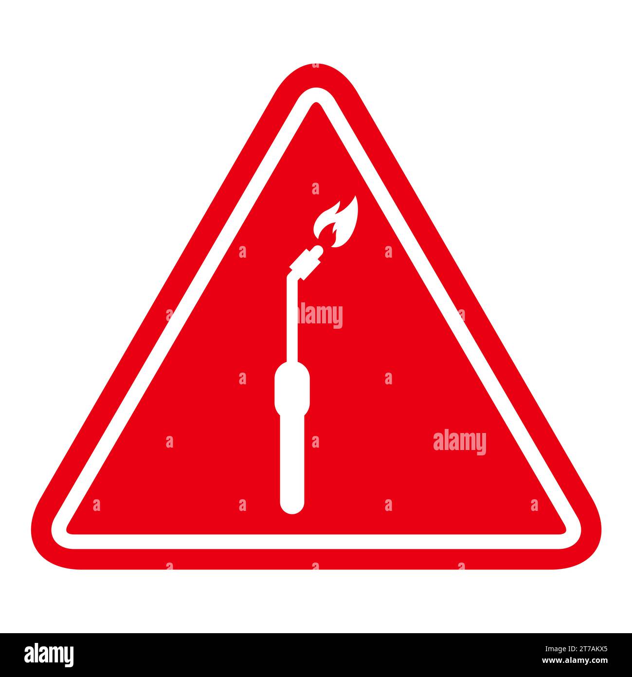 Welding danger technology icon, metal tool equipment symbol, safe weld ...