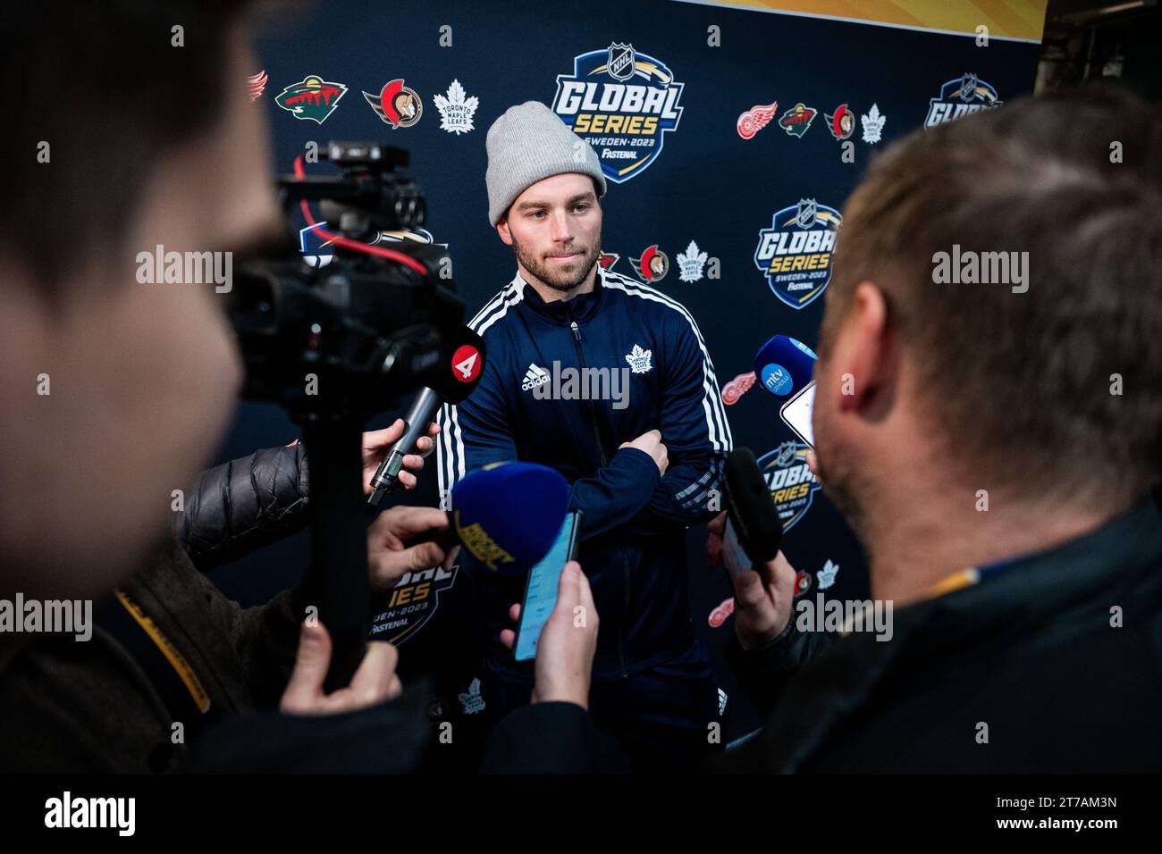 Stockholm, Sweden. 14th Nov, 2023. 231114 Calle Järnkrok of Toronto ...