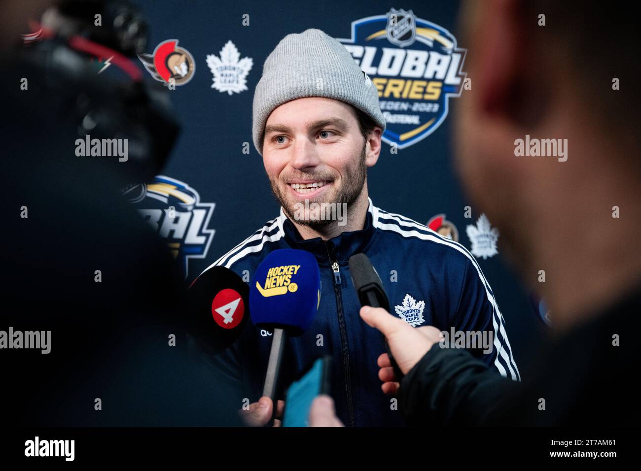 Stockholm, Sweden. 14th Nov, 2023. 231114 Calle Järnkrok of Toronto ...