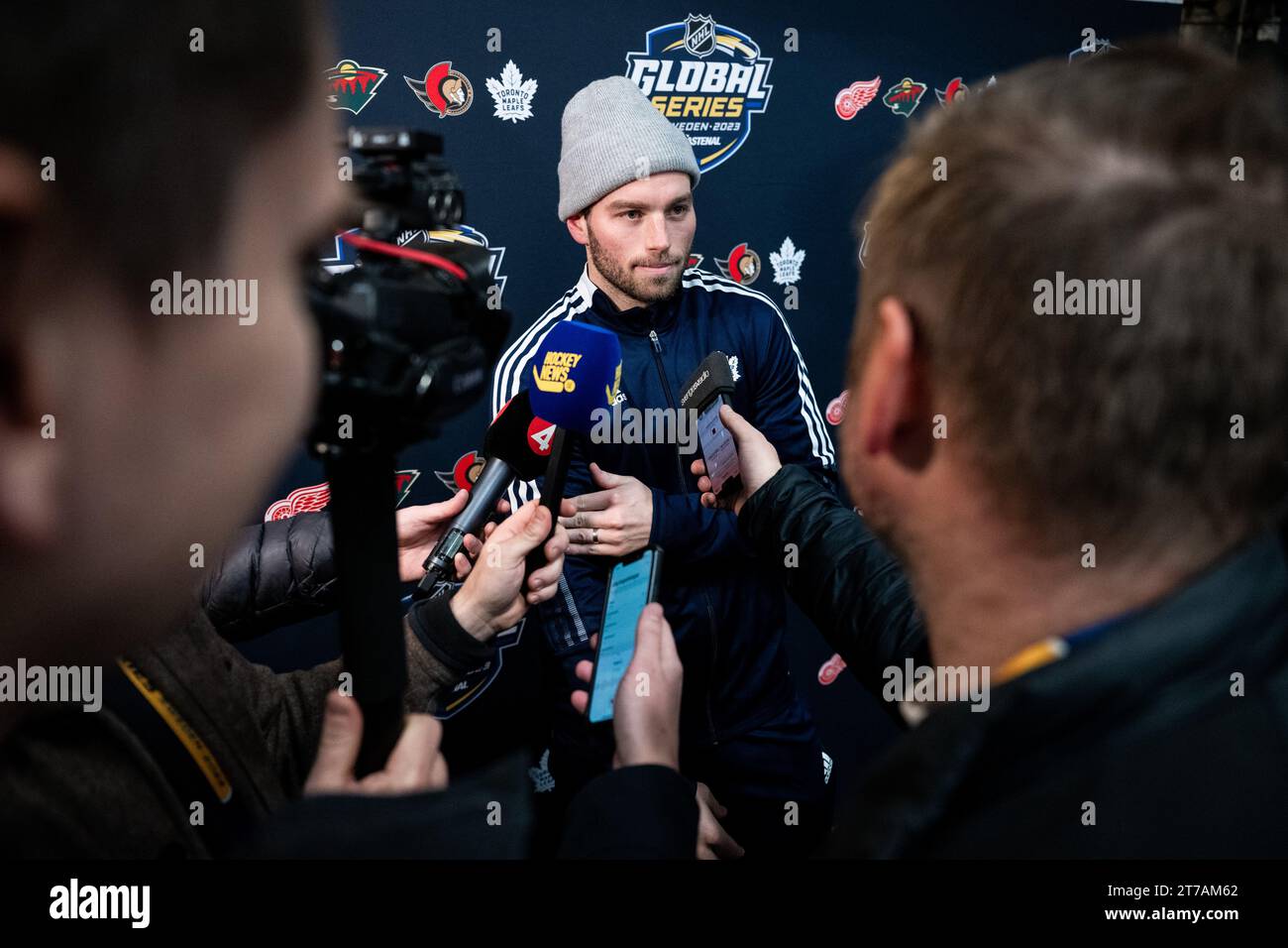 Stockholm, Sweden. 14th Nov, 2023. 231114 Calle Järnkrok of Toronto ...