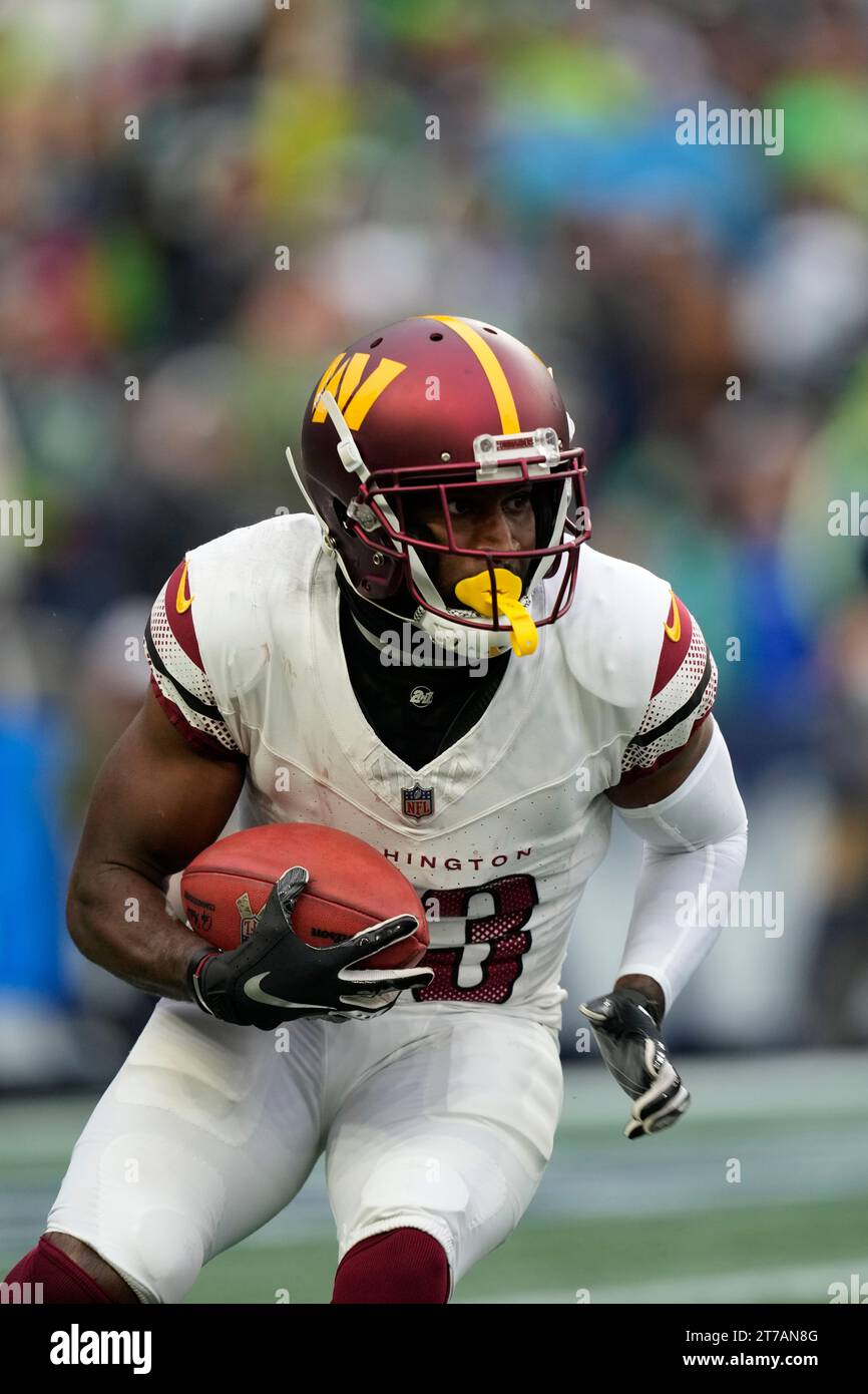 Washington Commanders wide receiver Jamison Crowder (83) runs with the ...