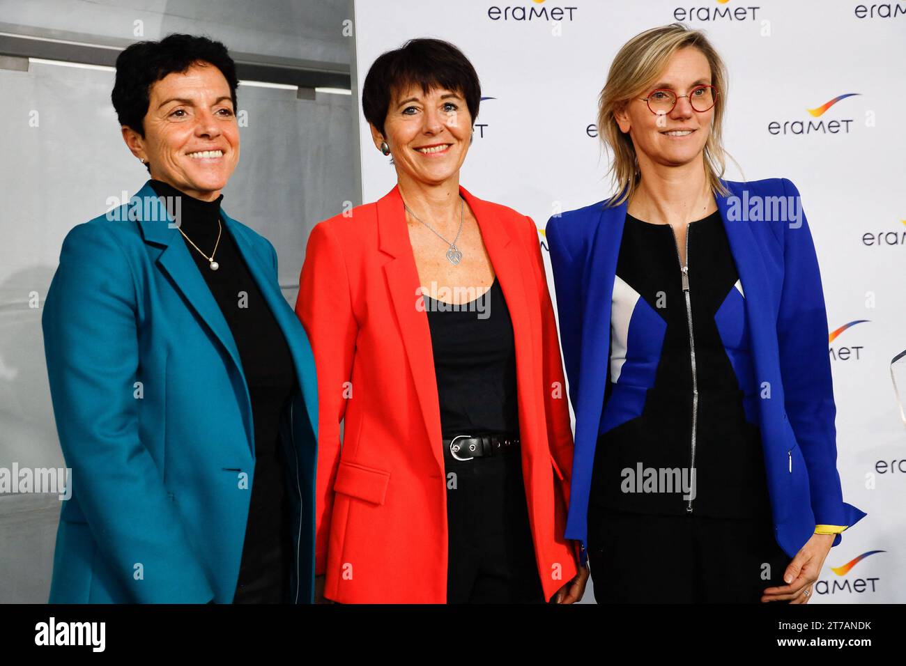 Trappes, France. 14th Nov, 2023. Chairman and CEO of Suez Sabrina ...