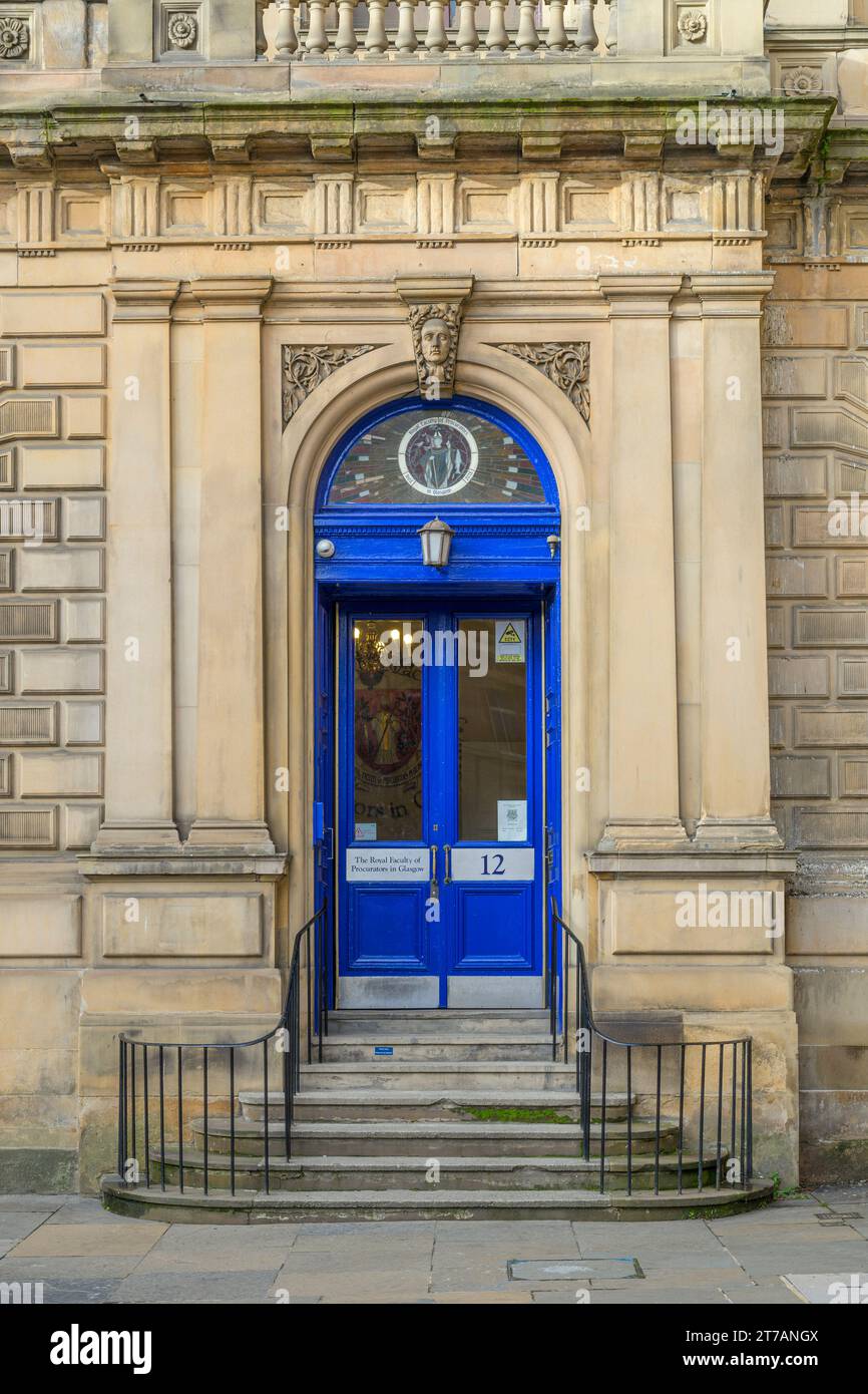 Entrance to the Royal Faculty of Procurators, Nelson Mandela Place ...