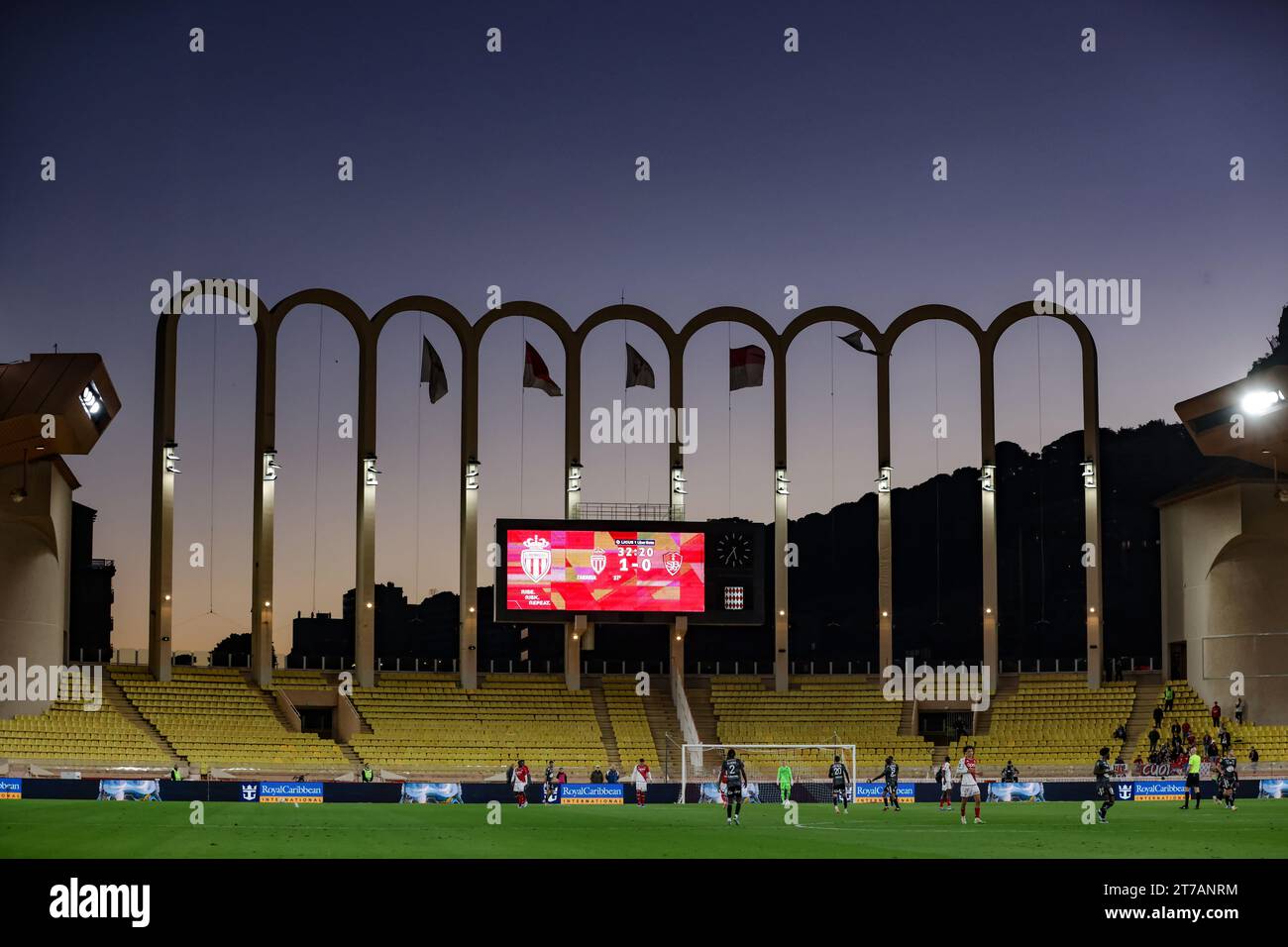 Monaco, Monaco. 5th Nov, 2023. A general view of the stadium showing ...