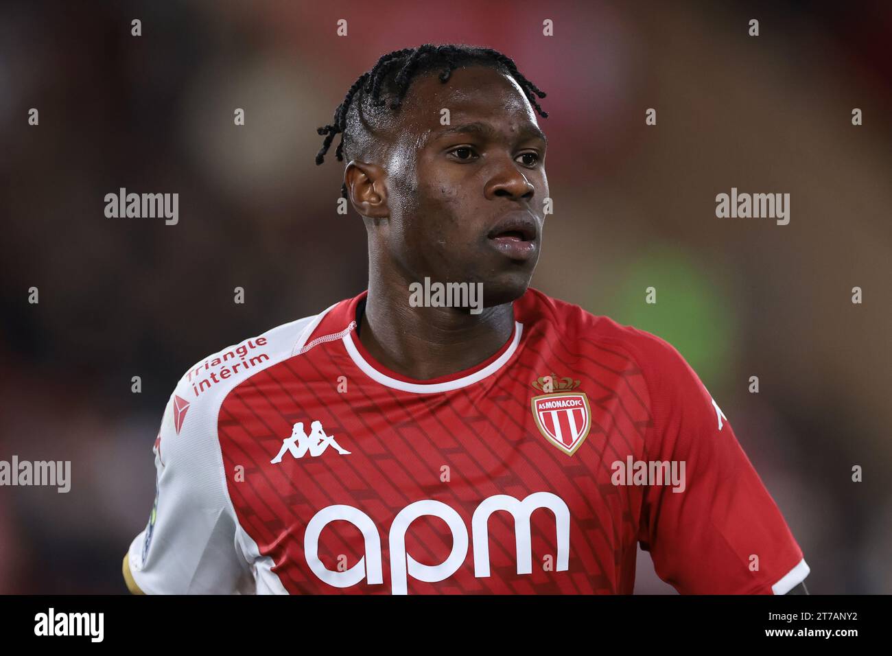 Monaco, Monaco. 5th Nov, 2023. Wilfried Singo of AS Monaco looks on ...