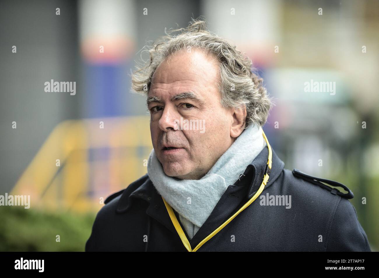 Trappes, France. 14th Nov, 2023. Chairman of Plateforme Automobile Luc ...