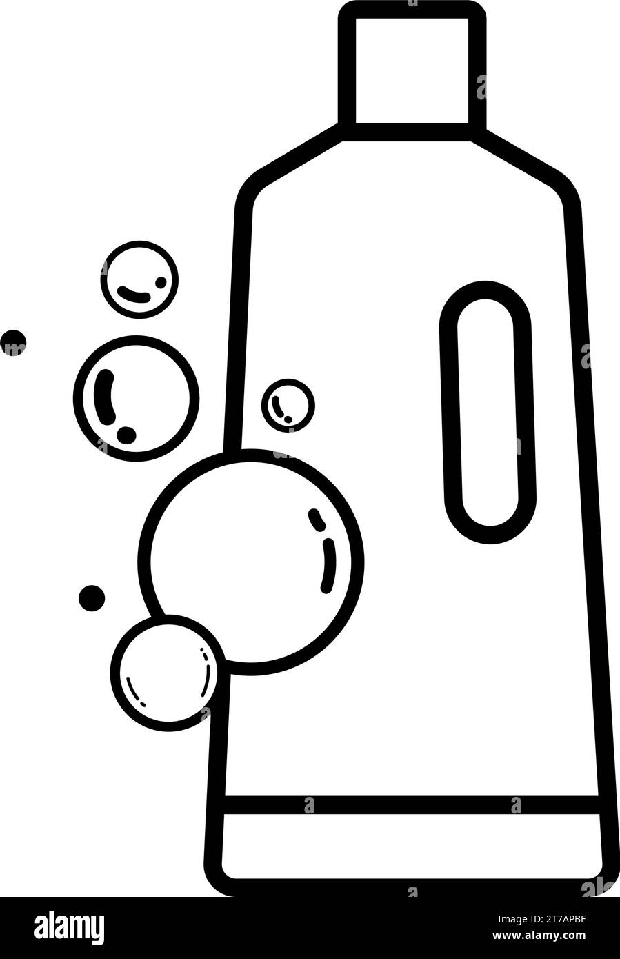 Wash clean bottle icon Stock Vector Images - Alamy