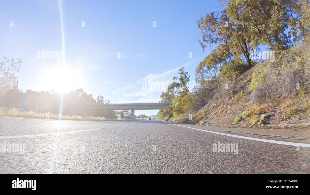 Daytime Journey on HWY 101 Near California Coast Stock Photo - Alamy