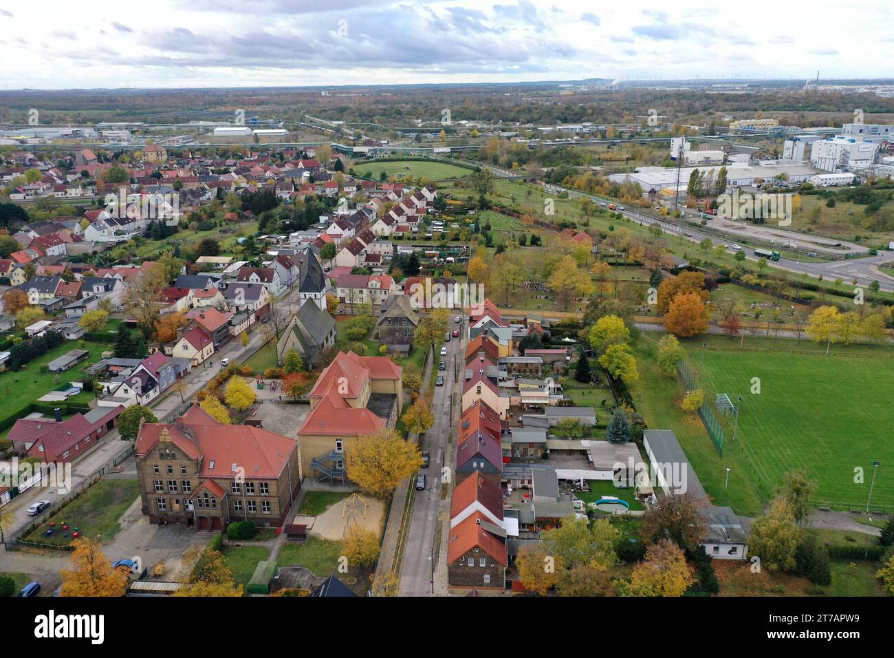 08.11.2023/Sachsen Anhalt Sachsen-Anhalt Luftbild Luftaufnahme ...