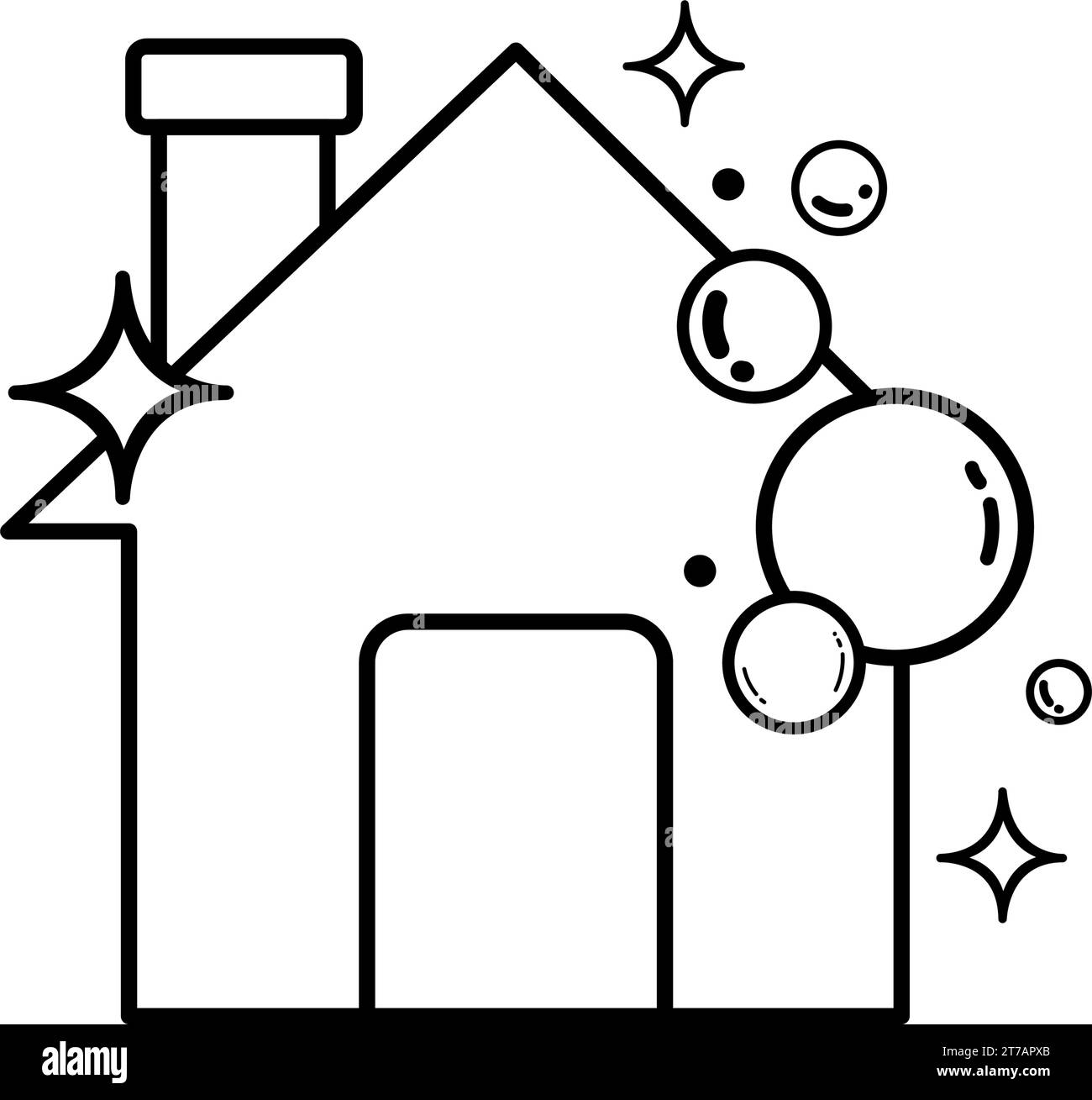 Isolated clean and shiny house building icon Vector Stock Vector Image ...