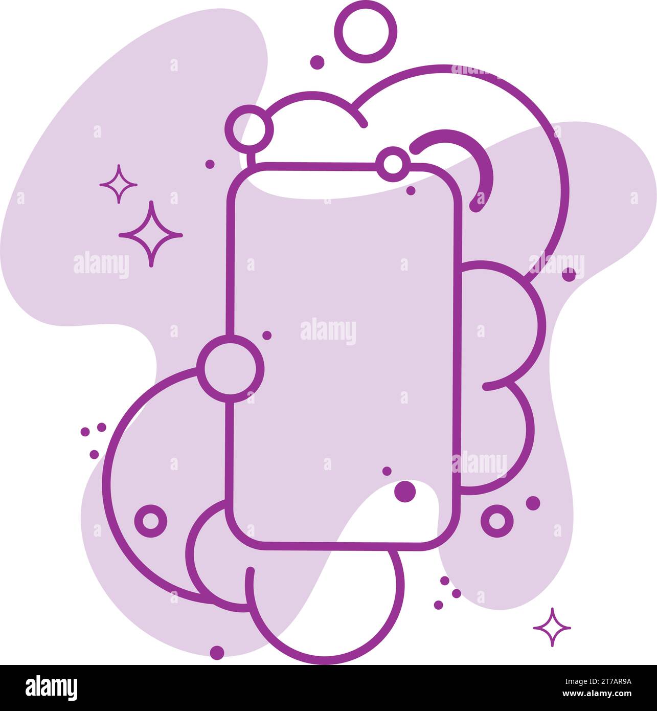 Isolated cleaning sponge with bubbles icon Vector Stock Vector Image ...