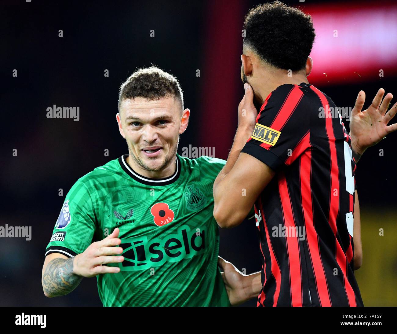 Kieran Trippier of Newcastle United - AFC Bournemouth v Newcastle ...