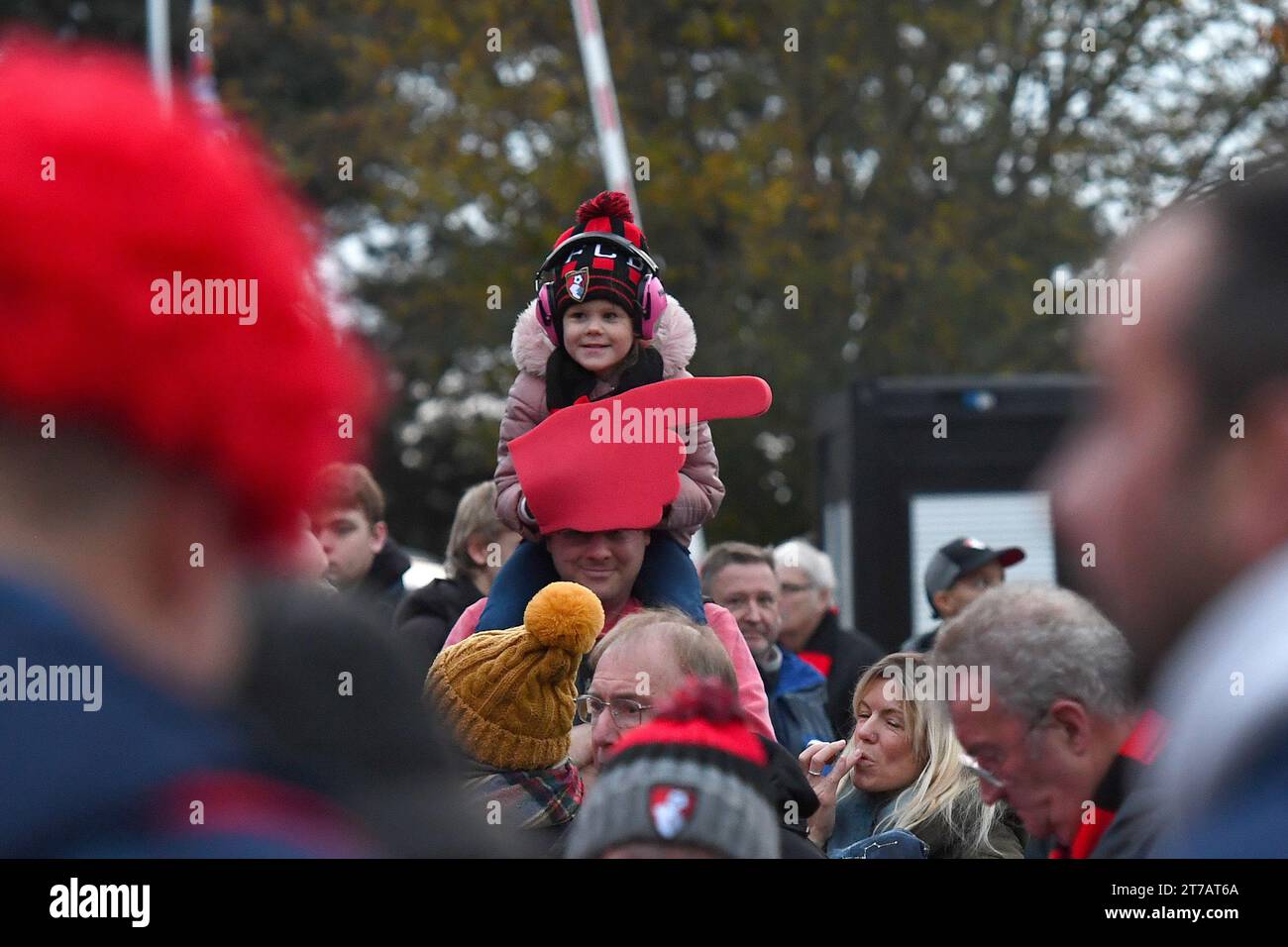 A young AFC Bournemouth fan - AFC Bournemouth v Newcastle United ...