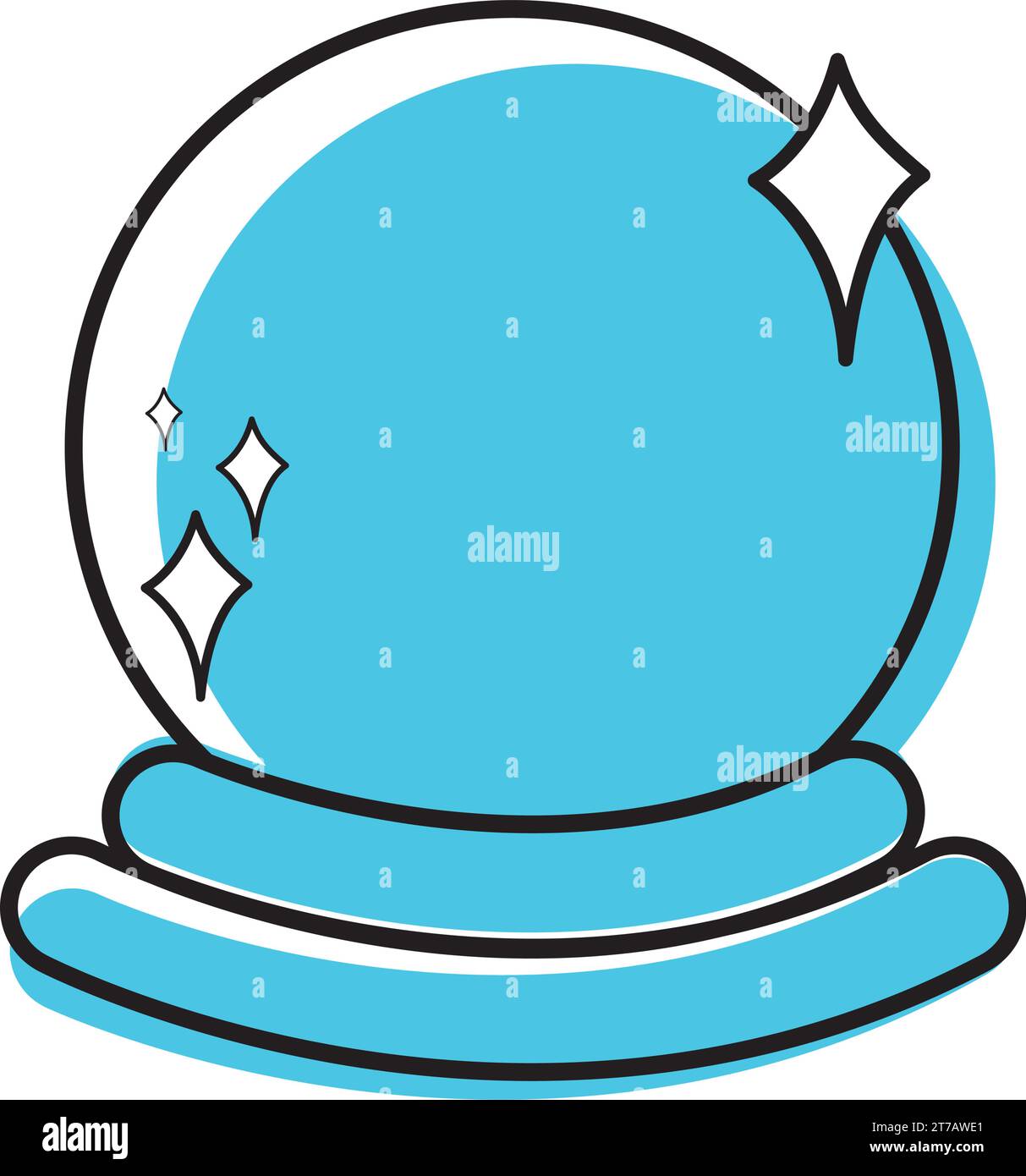 Isolated magic crystal ball icon Vector Stock Vector Image & Art - Alamy