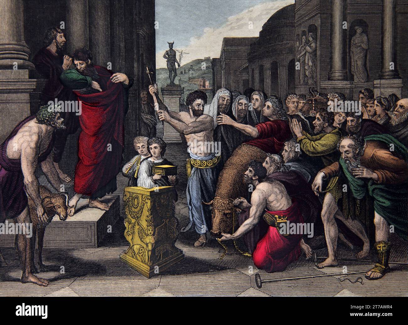 Illustration of Paul and Barnabus at Lystra (Acts) The People Believing ... Illustration of Paul and Barnabus at Lystra (Acts) The People Believing ...