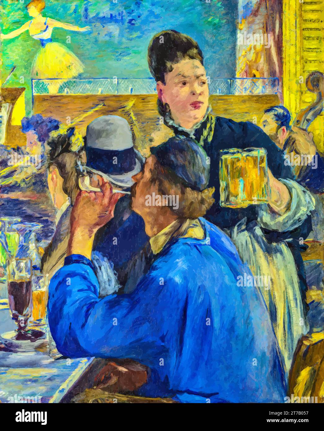 Impressionism painting manet hi-res stock photography and images - Alamy