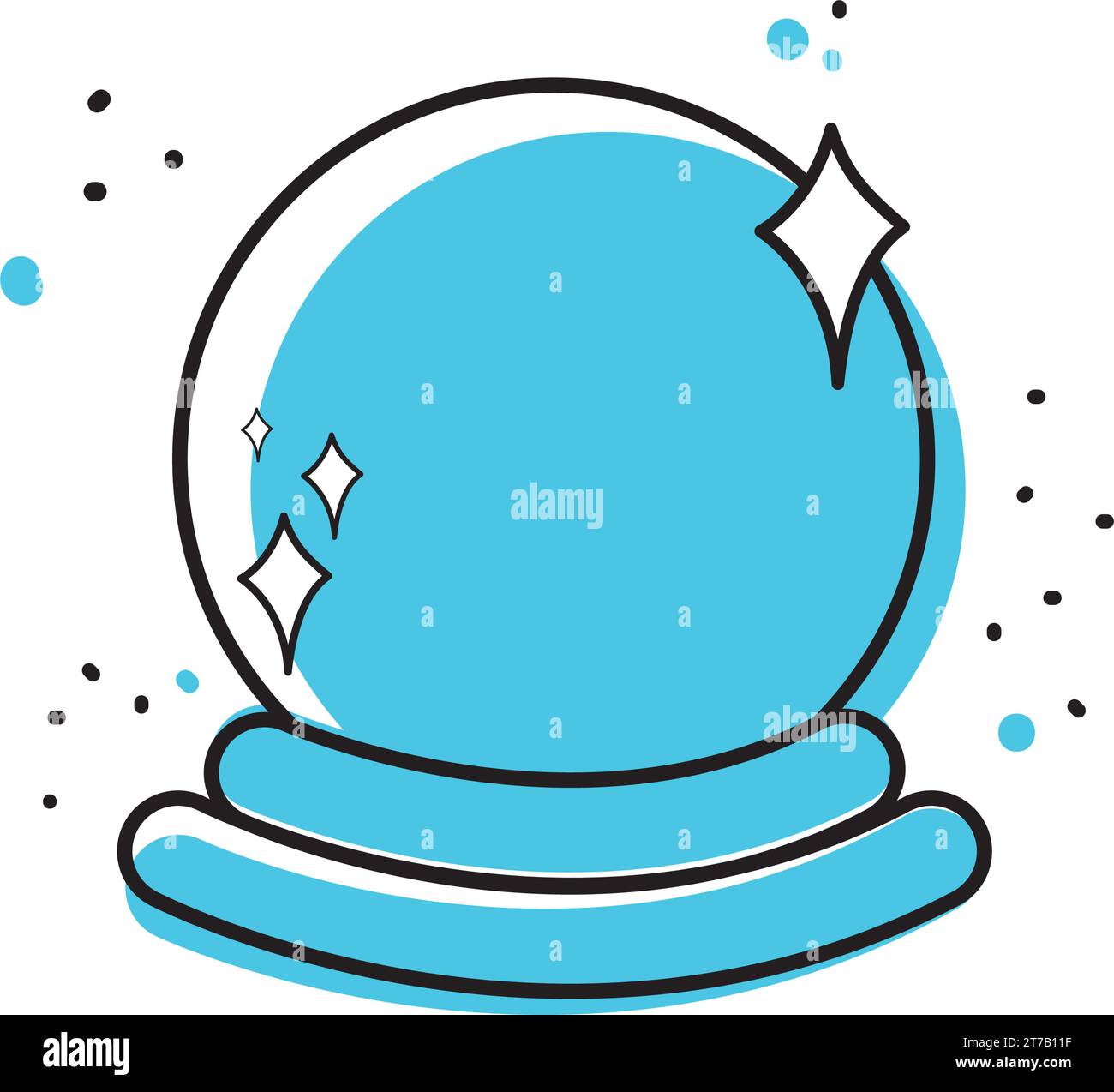 Isolated magic crystal ball icon Vector Stock Vector Image & Art - Alamy