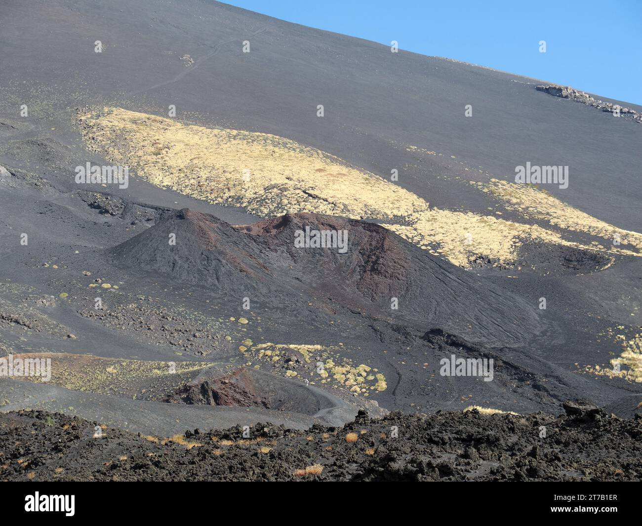 Mount Etna, stratovolcano, composite volcano, Sicily, Sicilia, Sizilien ...